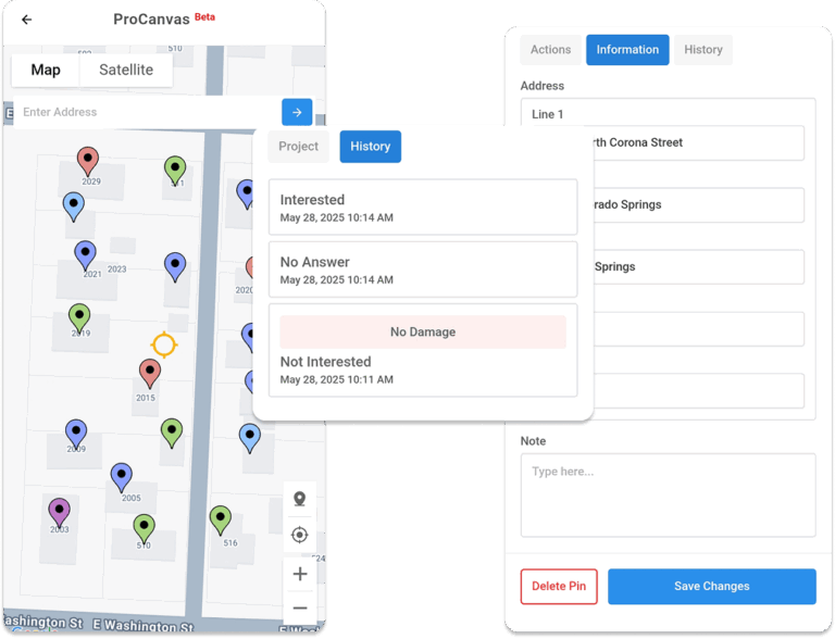 Roofing App - ProLine Roofing CRM